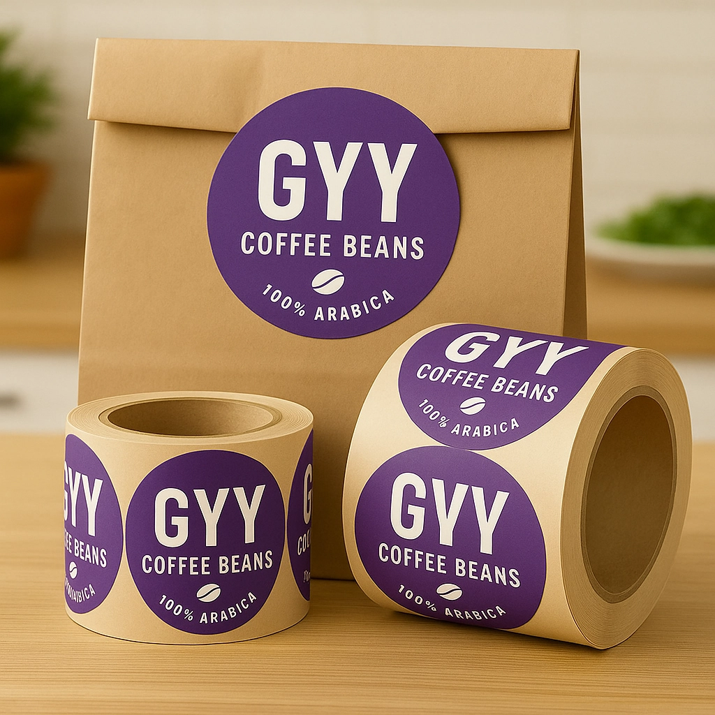 Custom Printed Roll Labels | GYY Packaging